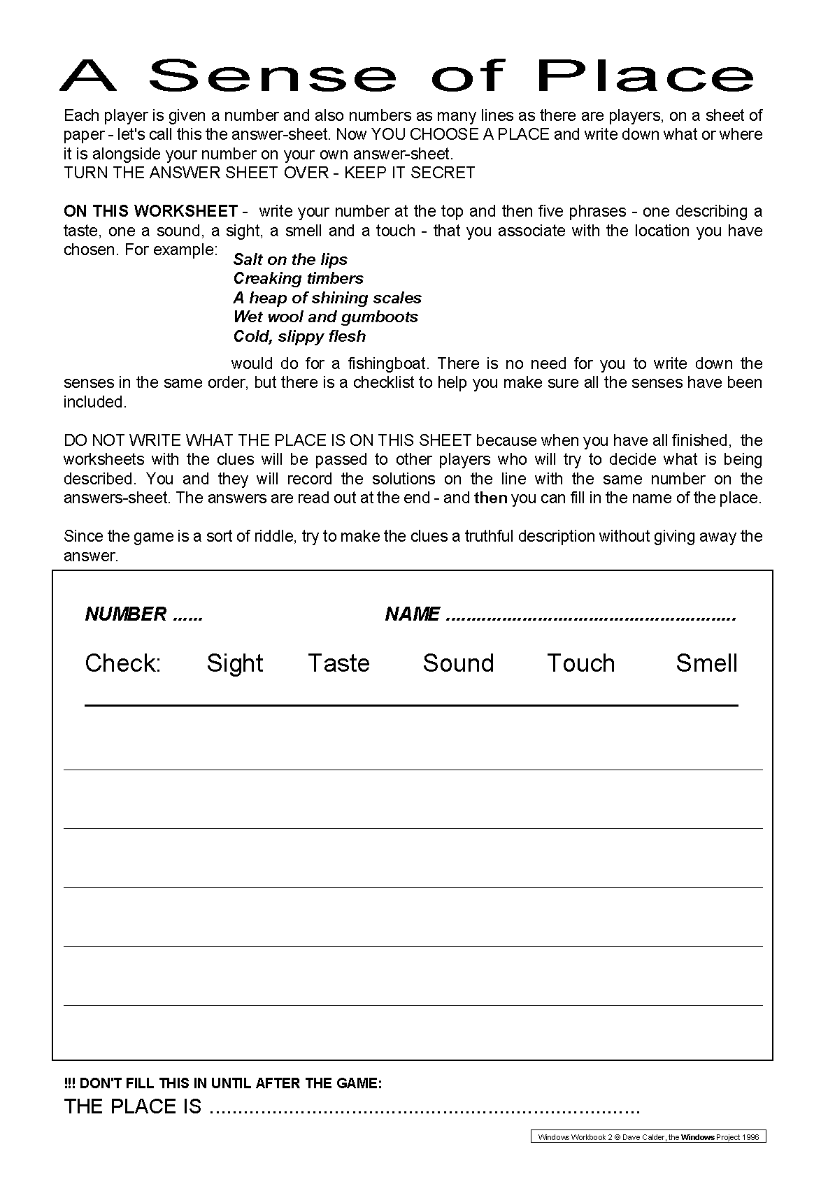 poetry workbook- worksheet browser